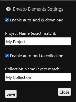 Envato Elements Quick Downloader
