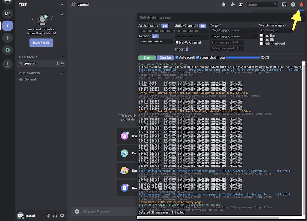 Undiscord Delete All Messages In A Discord Channel Or DM Bulk 
