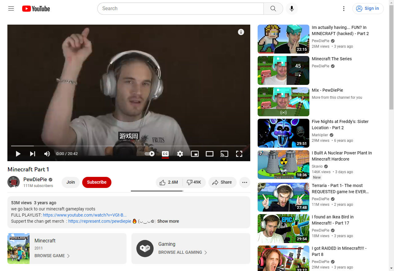YouTube - Revert UI changes before late-2022 (Non-Rounded Design)